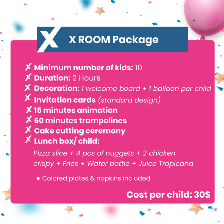 Birthday Packages at Xpark - Xpark Lebanon